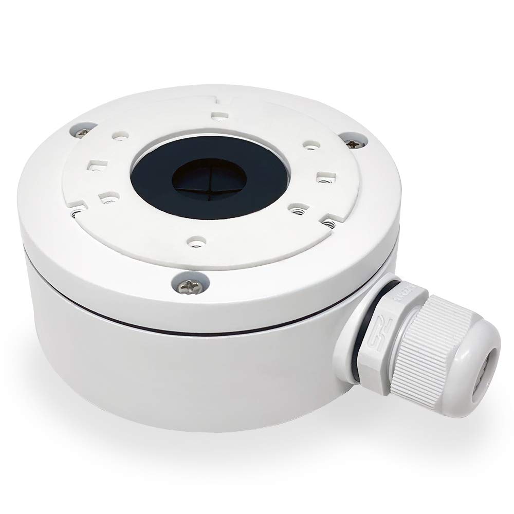 DS-1280ZJ-XS Aluminum Bracket Junction Back Box for Hikvision DS-2CD2042WD-I, 2CD20xx Series Bullet Cameras (4 Pack)