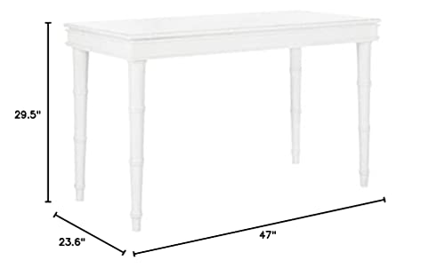 Safavieh Home Office Noely Modern Coastal White 1-drawer Writing Desk