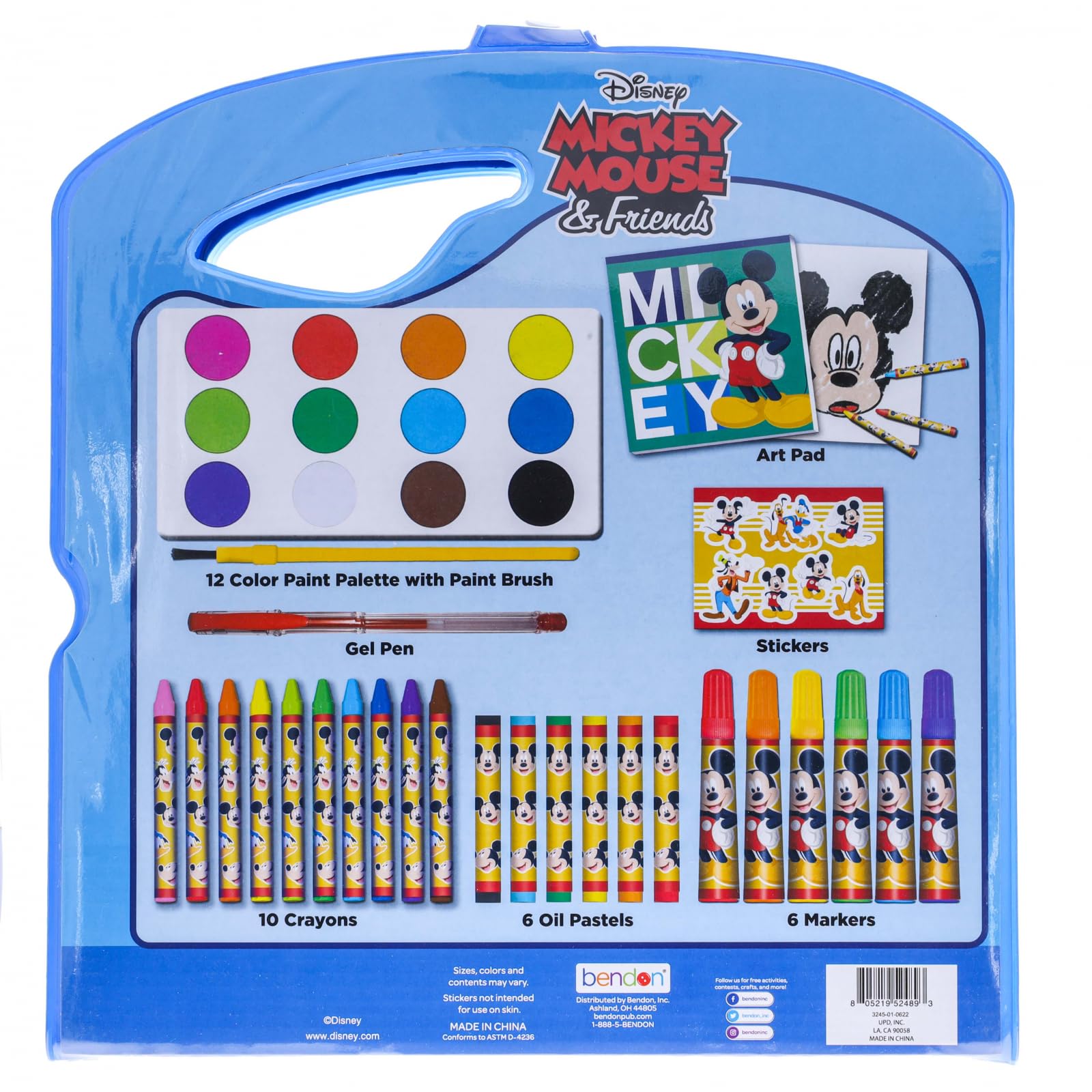 Disney Kids Art Tote, Blue