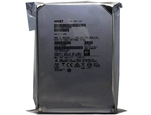 HGST Ultrastar He8 HUH728080ALE601 8TB 7200RPM 128MB Cache SATA 6.0Gb/s 3.5inch Enterprise Hard Drive - 5 Year Warranty (Renewed), Mechanical Hard Disk