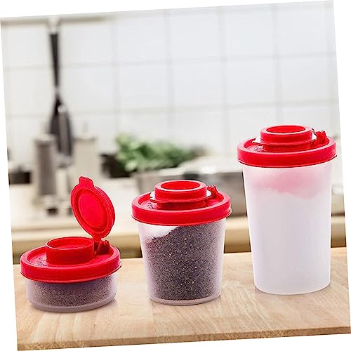 Container 2pcs Shaker Plastic Container Mini Containers Mini Plastic Containers Bottle JalepenĚo Condiment Outdoor Seasoning Jars Portable Shaker Outdoor