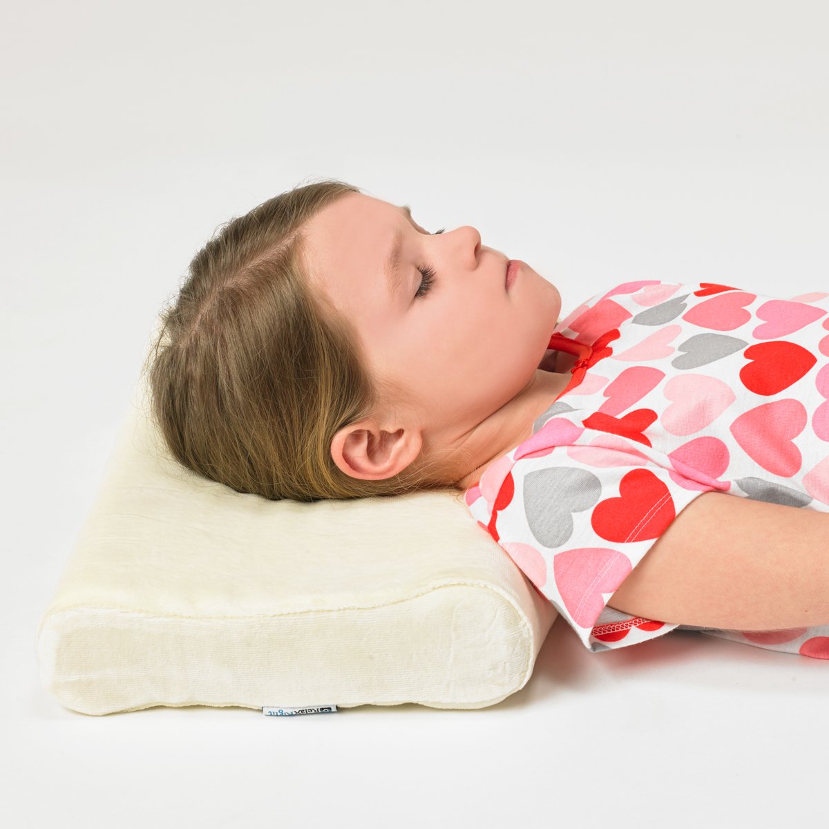 High Grade Memory Foam Toddler Pillow with Velour Cover, Super Soft, Breathable, Washable