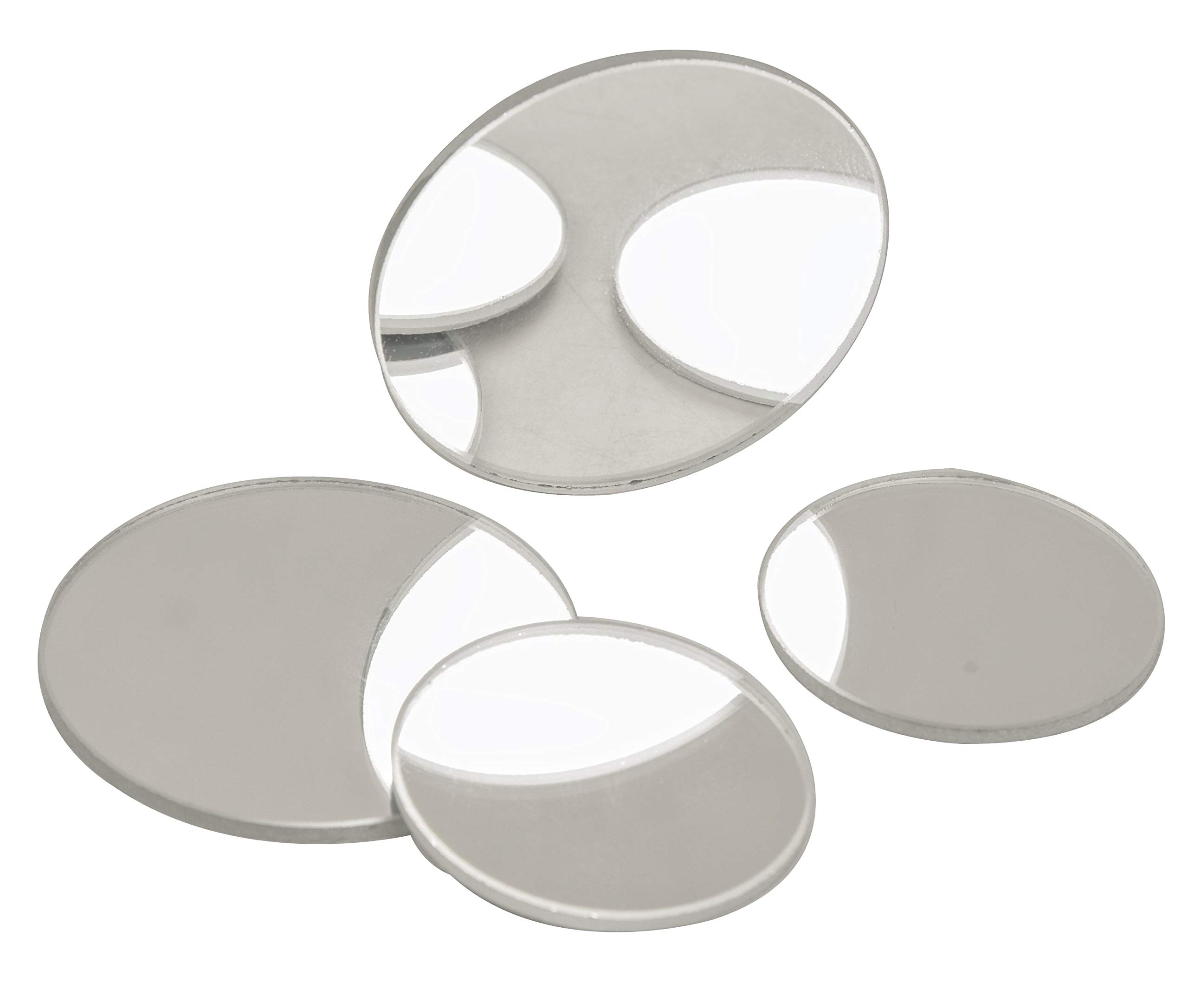 EISCO Labs Plain Circular Mirror, 100mm Diameter