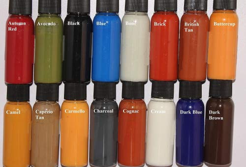 Leather Repair, Refinish, Restore Kit/Leather Max Touch-up for Leather & Vinyl Refinishing (Black)