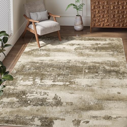 Area Rugs 6x9 for Living Room Bedroom Machine Washable Modern Abstract Soft Large Rugs with Non Slip Backing, Floor Carpet for Dining Room