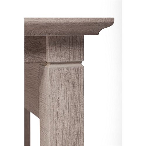 Bush Furniture Key West Secretary Desk With 5 Shelf Bookcase, Bing Cherry