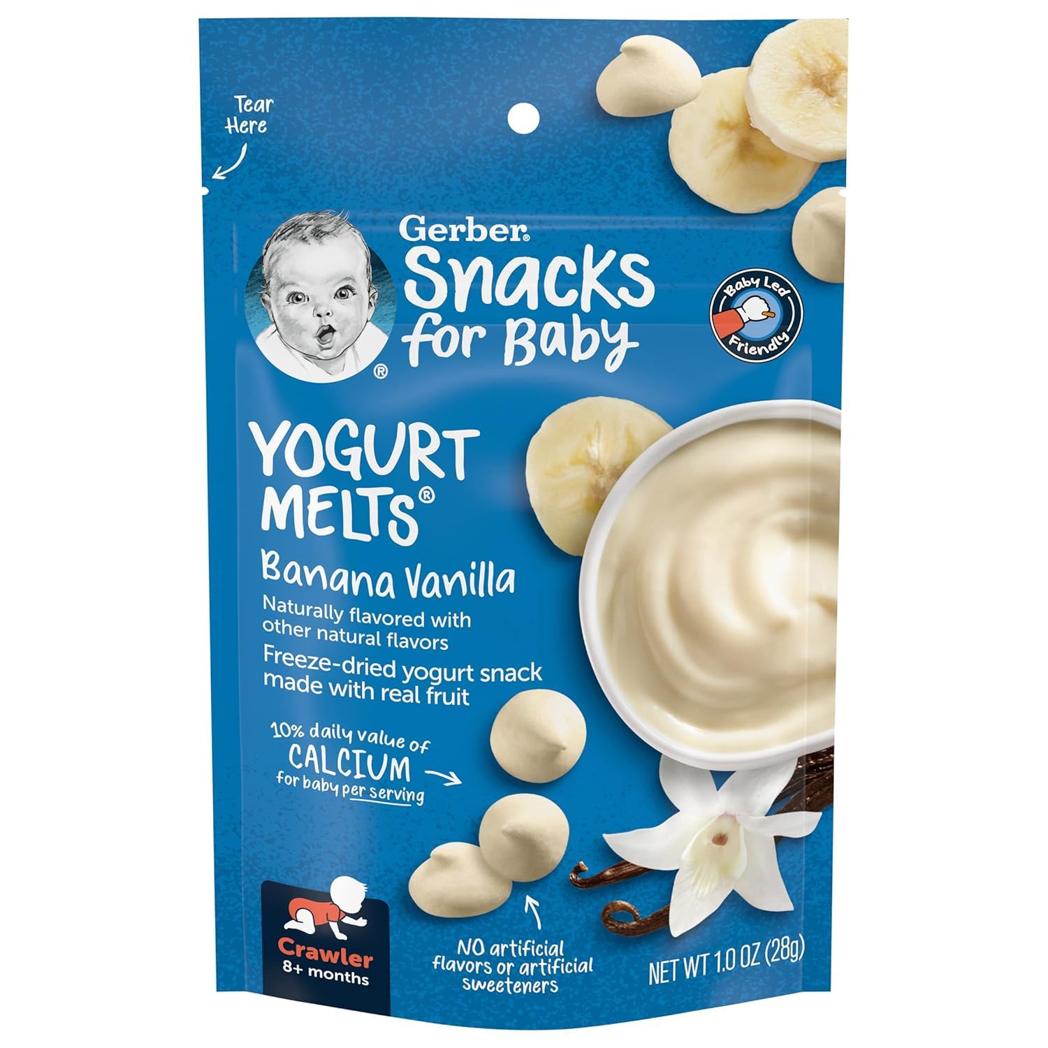 Gerber Yogurt Melts Banana Vanilla (Pack of 16)