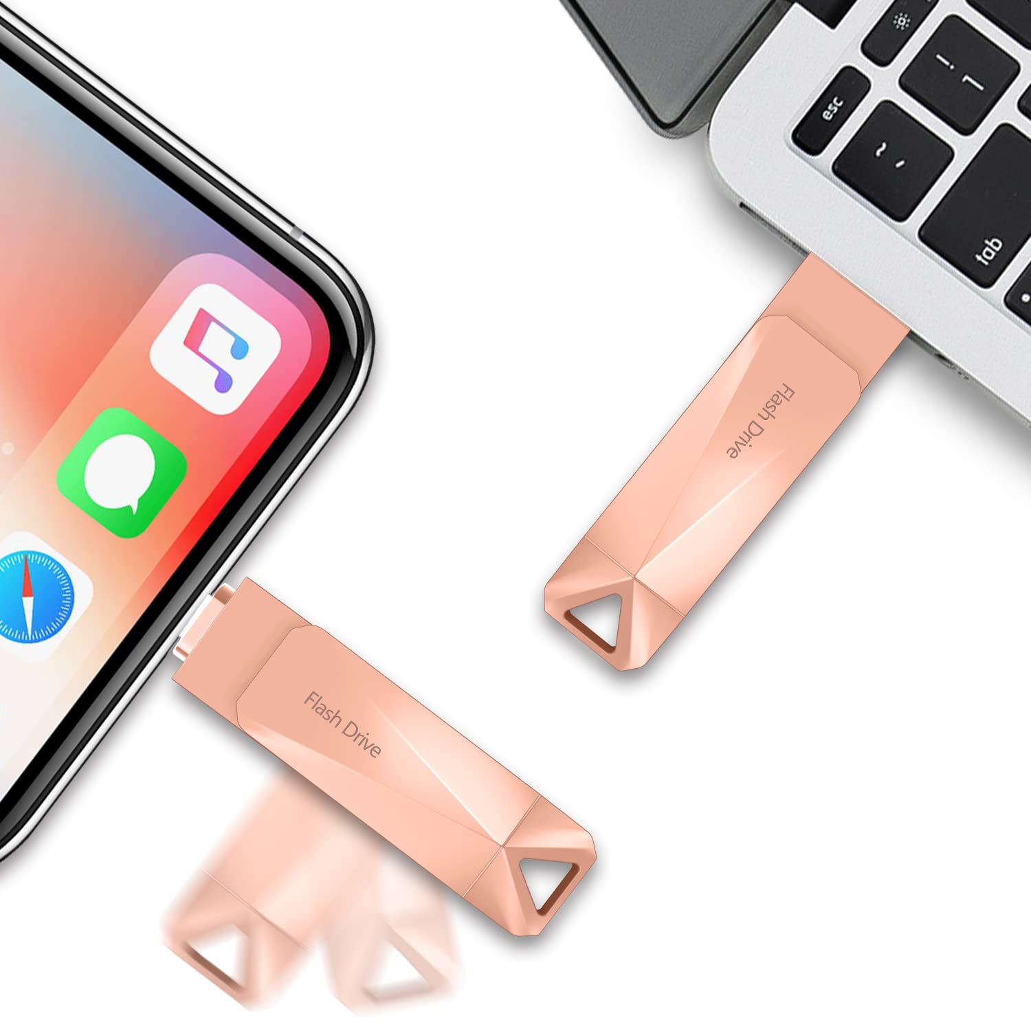 512GB Photo Stick for iPhone, Qainerly USB Flash Drive for iPhone 1