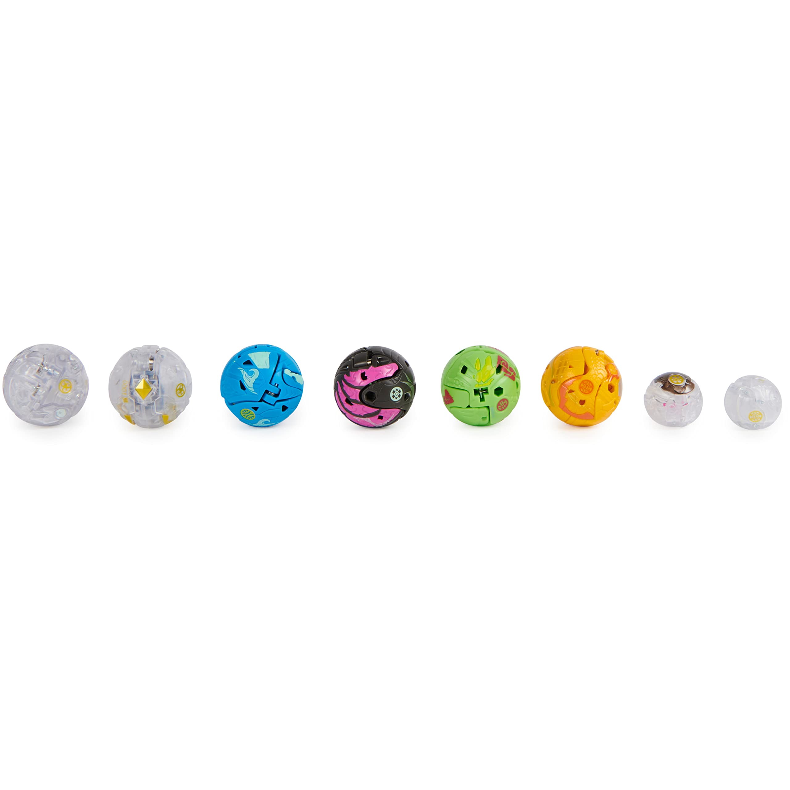 Bakugan Evolutions, Bakugan Genesis Collection Pack, 2 Light Up Bakugan Action Figures, 4 Exclusive Bakugan, 2 Nanogan, 8 Bakugan Cards and 4 BakuCores, Kids Toys for Boys Ages 6 and Up