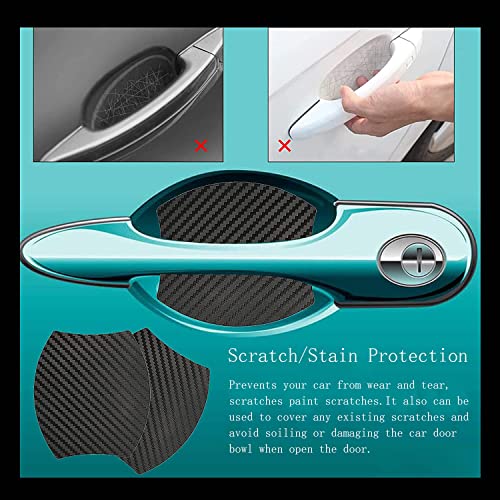 Car Door Bowl Handle Anti-Scratch Protection Cover for T*oyota 4Runner 2014-2022 / Camry 2018-2022 / Corolla 2020-2022 , Car Door Handle Sticker Protective Films