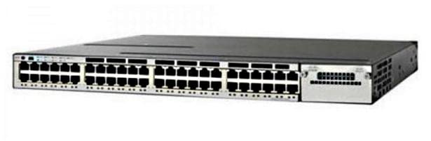 Cisco WS-C3850-48P-S Catalyst 3850 48-Port PoE+ Layer 3 Managed Switch (Renewed)