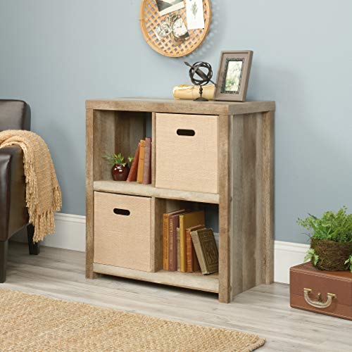 Sauder HomePlus 4-Cube Bookcase, Lintel Oak finish