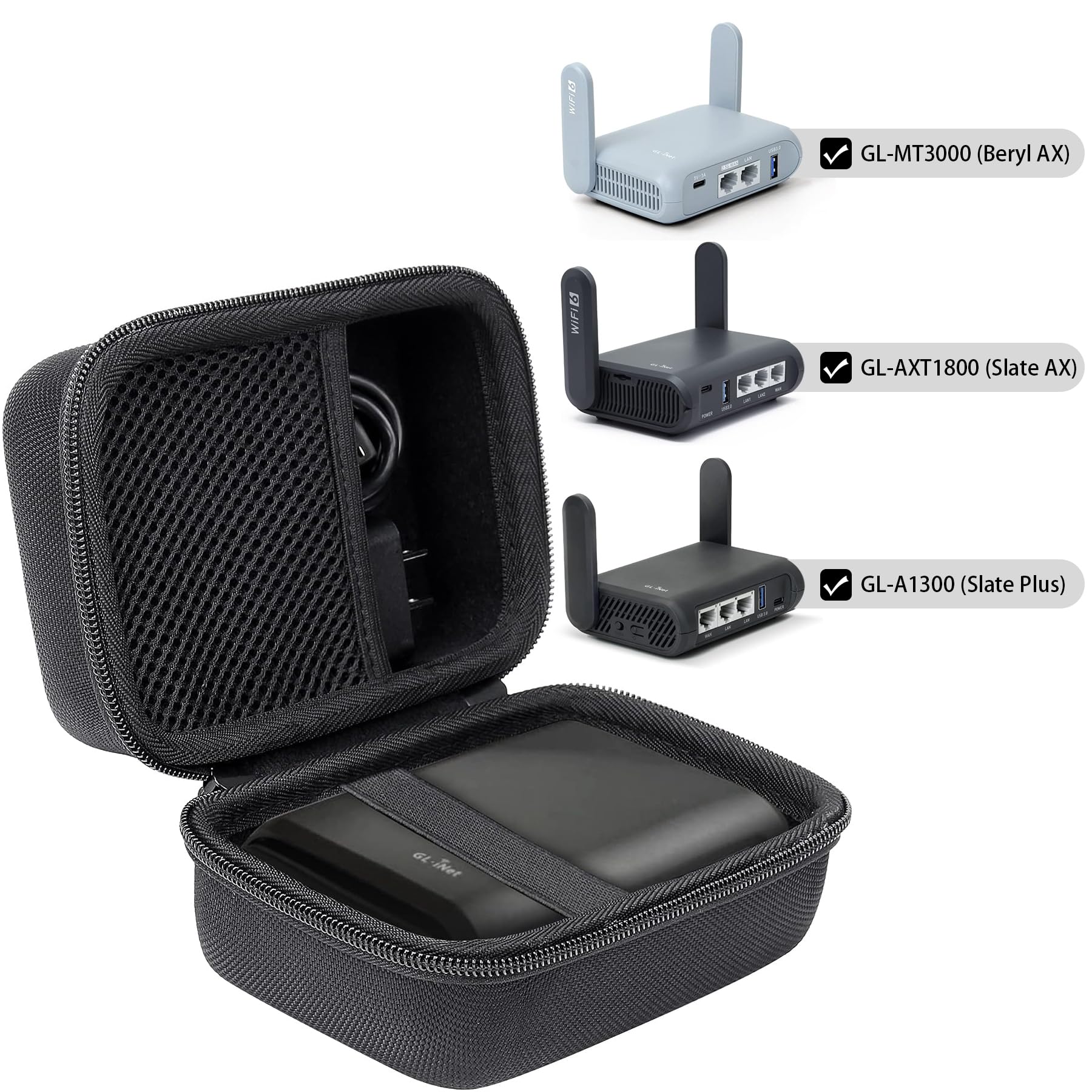 Aenllosi Hard Case Replacement for GL.iNet GL-AXT1800 (Slate AX)/GL-MT3000 (Beryl AX) Pocket-Sized Wi-Fi 6 Gigabit Travel Router