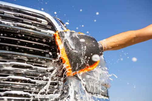Car Wash Kit with 5-12 ft Extension Pole // Car Washing Brushes Set with Telescopic pole // Microfiber Wash Mop // Soft Wash Brush and Car Wash Tools // The Ultimate RV, Truck Washing Kit
