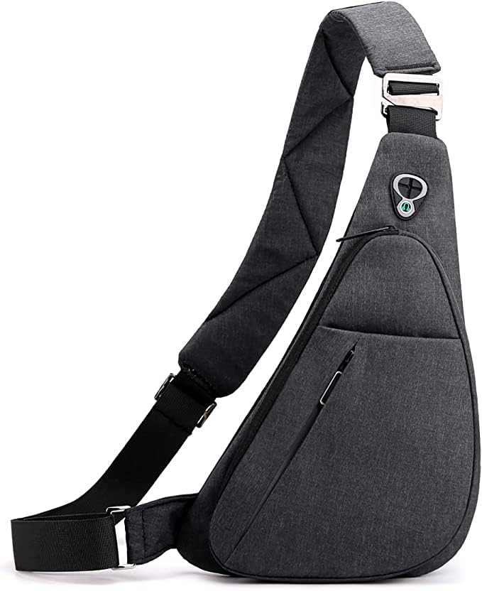 CAISANG Small Sling Bag Men Crossbody Bag Shoulder Backpack Hiking Daypack Women Anti-Thief Personal Pocket Casual Chest Bag for Travelling Hiking Outdoor Sport