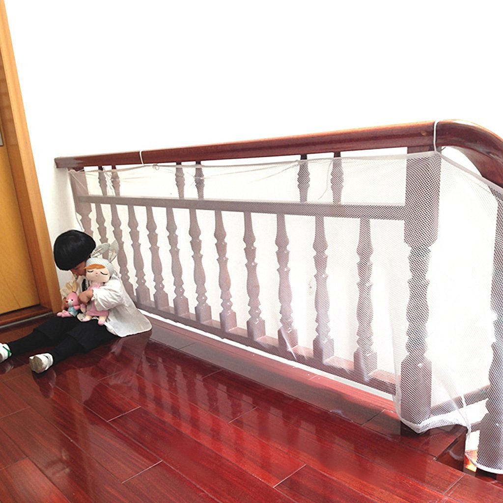 HILTOW Balcony Stairs Safety Net for Children (118inch, Thick)