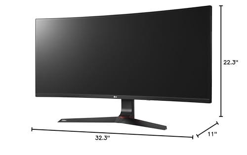 LG 34UC89G-B 34-Inch 21:9 Curved UltraWide IPS Gaming Monitor with G-SYNC