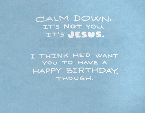 Hallmark Shoebox Funny Birthday Card (A Very Special Person), Jesus (0349RZF3005)
