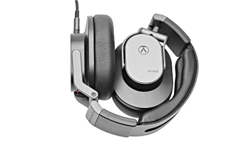 Austrian Audio Hi-X55 Over-Ear Headphones - High Comfort with Slow Retention Ear Pads - Maximum Flexibility - 3.5mm Jack - Includes Adaptor to 6.3mm - Black