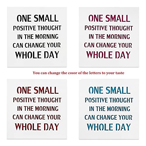 KAUZA Positive Thought Office Decor Inspirational Wall Art Plaques with Sayings Motivational Gifts