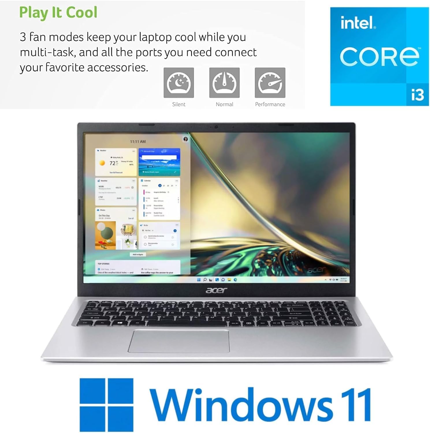 ACER Aspire 3 A315 Slim Laptop | 15.6'' Full HD IPS | AMD Ryzen 5 3500U Quad-Core Processor Quad-Core| Intel UHD Graphics | 20GB DDR4 | 1TB NVMe SSD | WiFi 6 | Windows 10 Home