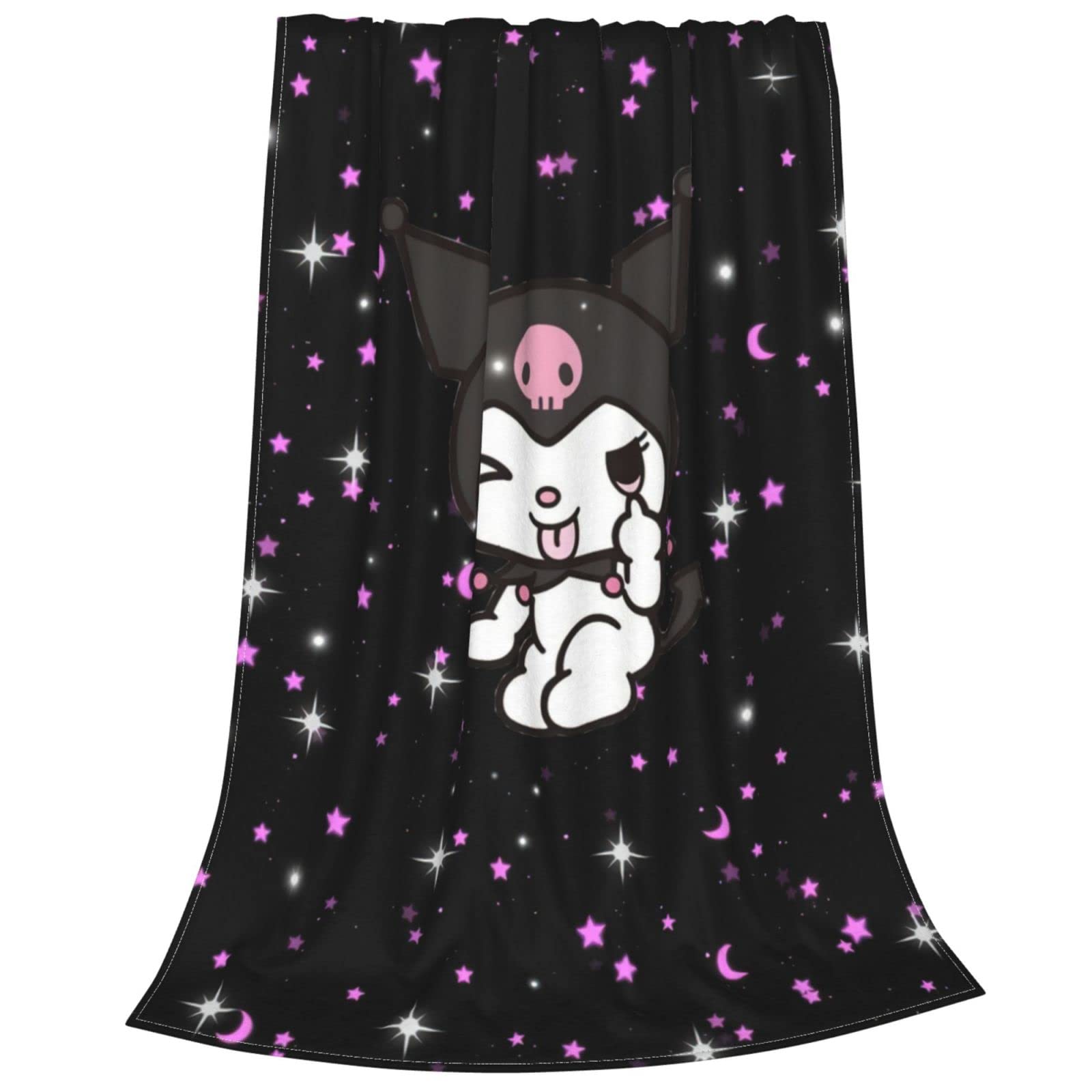 Kawaii Super Soft Blanket Cute Plush Blanket All Season Flannel Fleece Blanket for Kids Adult Sofa Bedding Living Room Decor 60"X50"