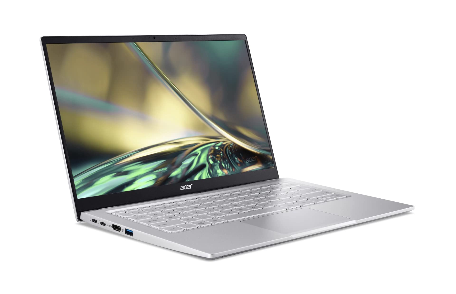 acer (Renewed) Swift 3 14 Business Laptop 14" FHD IPS Display 12th Gen Intel 12-Core i5-1240P Processor (Beats i7-1165G7) 16GB RAM 512GB SSD Fingerprint Backlit USB-C Thunderbolt Win11 + HDMI Cable