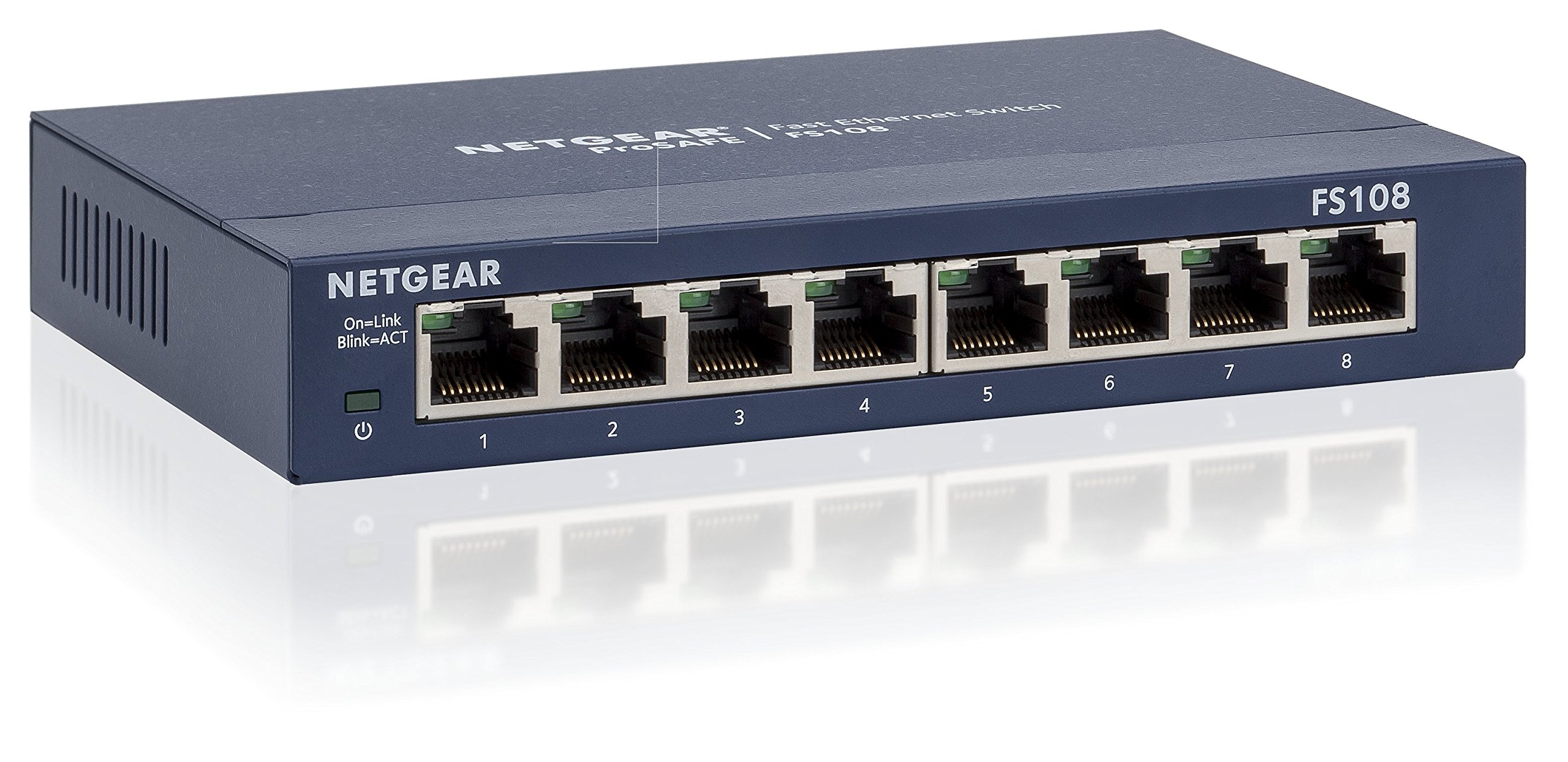 Netgear ProSafe FS108NA 8-Port 10/100 Fast Ethernet Switch