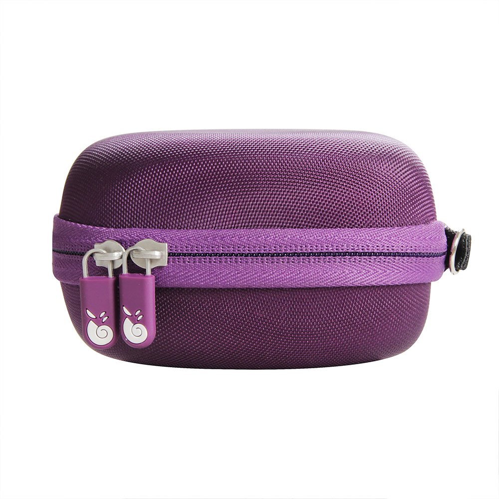 for Philips BRE235/04 / Philips HP6401 Satinelle Epilator Electric Shaver Travel EVA Hard Protective Case Carrying Pouch Cover Bag by Hermitshell (Purple)