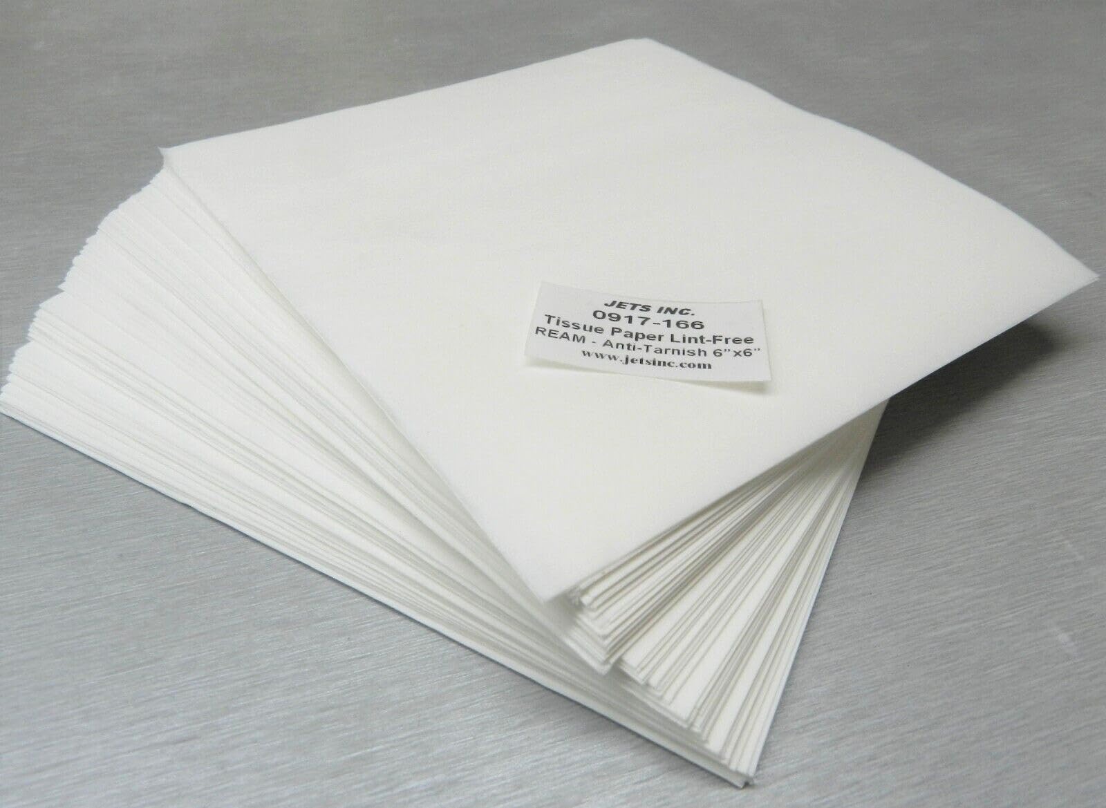 Tissue Paper Anti-Tarnish Jewelry Wrapping Sheets 6"x6" Lint Free Tissue 1 Ream (480 Total Sheets)