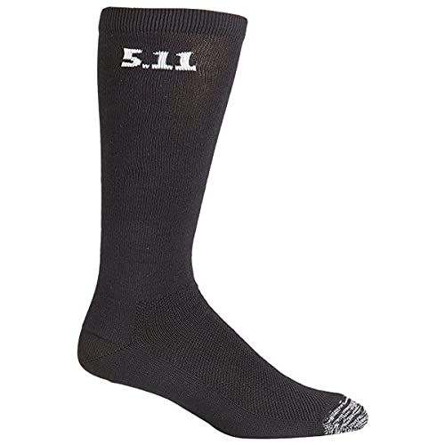 5.11 Tactical 59121 9-Inch Sock (Pack of 3), Black, Large