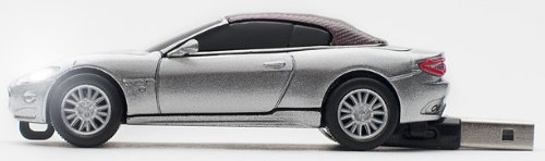 Click Car Maserati Gran Cabrio USB 2.0 Car Memory Stick (4 GB)