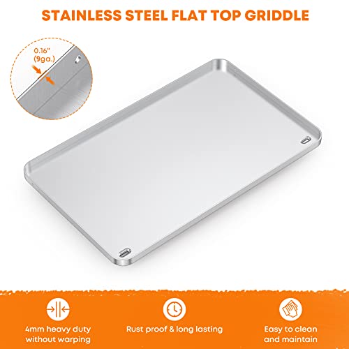 Stanbroil Stainless Steel Griddle Flat Top Gas Grill Griddle for Cuisinart CGG-0036 36" 4-Burner Propane Gas Griddle, Dual Grease Management System - 36-Inch