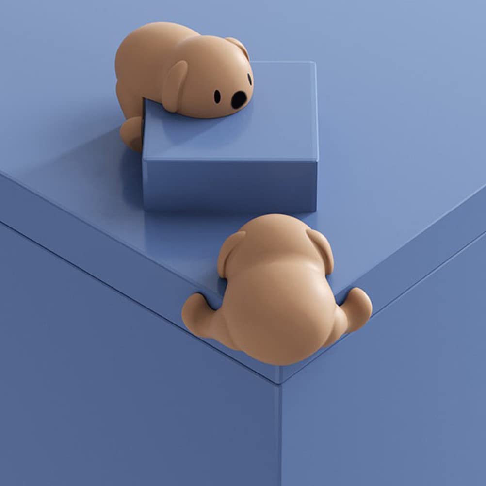 Animal Dog Shape Silicone Table Corner Protector Cartoon Anti-Collision Corner Sharp Corners for Kids, Keep Child Safe