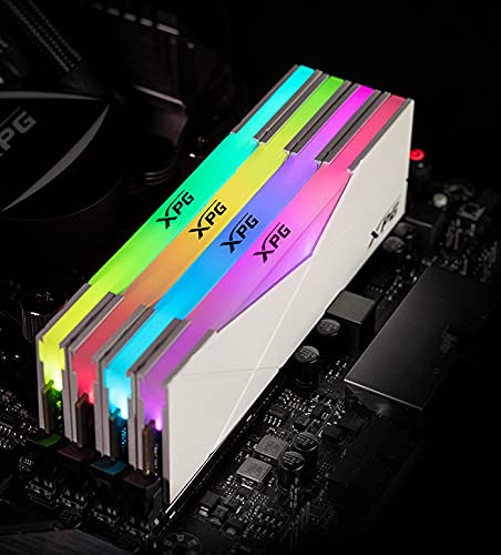 ADATA Premium SSD for PS5 1TB PCIe Gen4 M.2 2280 Gaming SSD bundle with XPG DDR4 D50 RGB 16GB (2x8GB) 3600MHz Desktop Memory White (APSFG-1T-CSUS AX4U36008G18I-DW50)