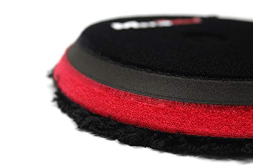 Maxshine Premium 5β Microfiber Polishing Pads for DA and Rotary Polishers β Ultra-Soft Microfiber, Dual EVA Cushion Foam Insertion, Hook & Loop