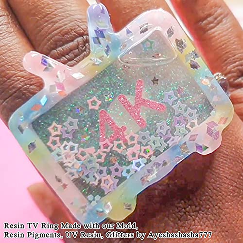 Iridescent Glitters, Holographic Sequins, Laser Flakes, Foil Chips, Beads, Mirror Chrome Pigment Powders, Resin Jewelry Making Kit Art Craft Supplies Pack of 22-Box 264 Designs