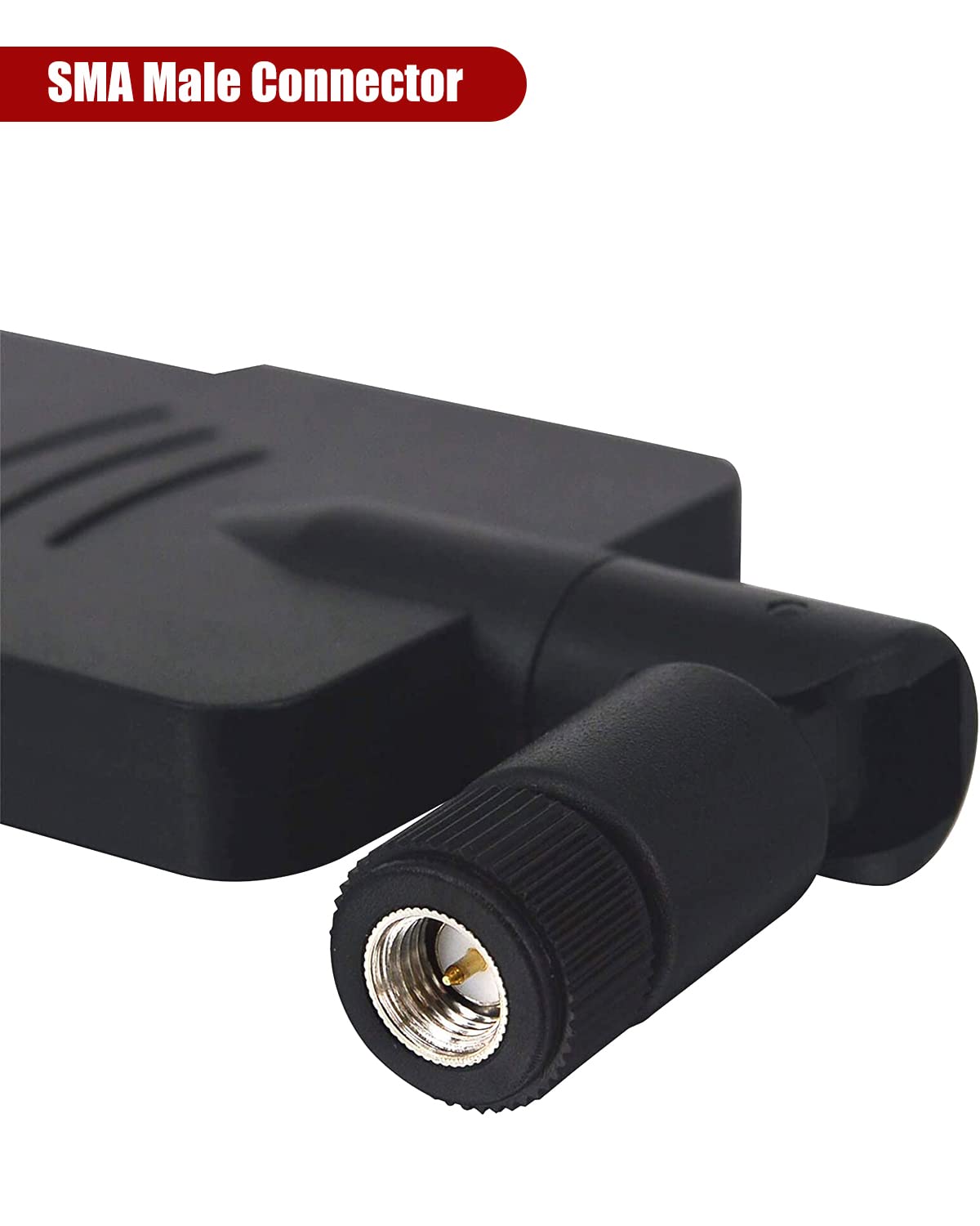 5G&4G LTE Antenna 10dbi with SMA Male, 2 Pcs Universal Wide Band Omni Directional Antenna for Router Mobile Hotspot Wireless Home Phone Trail Camera