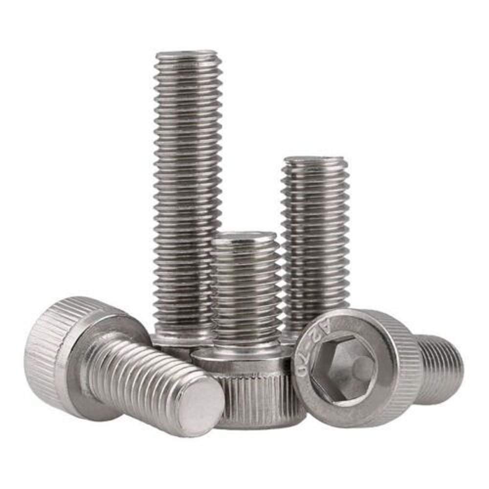 M8x12mm 2Pcs Socket Cap Screws Hex Head Allen Bolts DIN912 304 Stainless Steel (M8x12mm, 2Pcs)