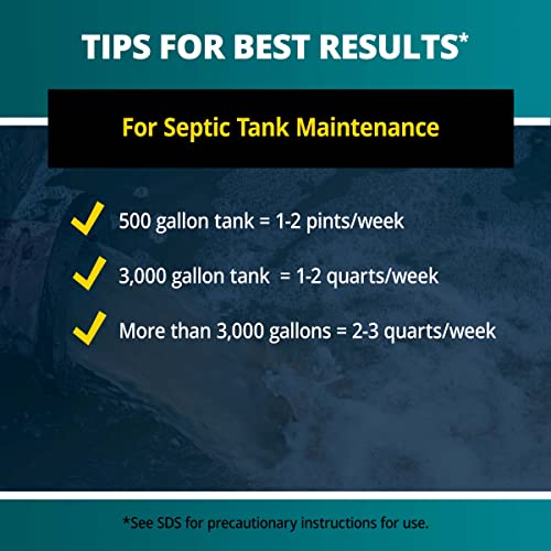 CLR PRO Commercial Drain Maintainer and Grease Trap Treatment, Preventative Maintenance Bio Enzyme Formula, Reduces Odor and Breaks Down Grease, 1 Gallon Bottle