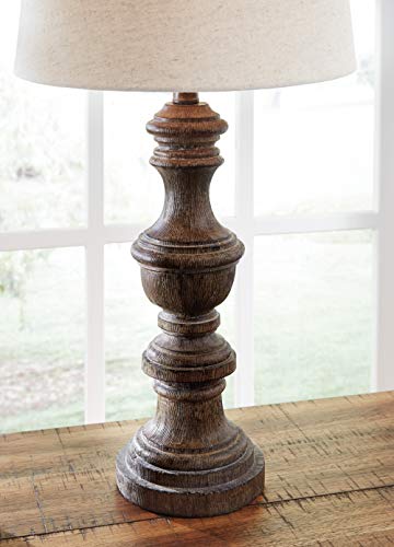 Signature Design by Ashley Magaly Cottage 27.65" Table Lamp, 2 Count Lamps, Brown