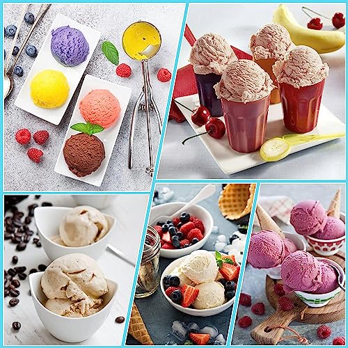 Creami Pints, for Ninja Ice Cream Maker Pints,16 OZ Creami Deluxe Safe and Leak Proof for NC301 NC300 NC299AM Series Ice Cream Maker