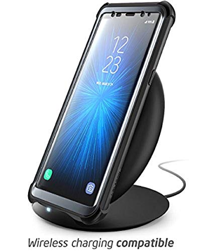 i-Blason Case for Galaxy Note 8 2017 Release, Ares Series Full-body Rugged Clear Bumper Case with Built-in Screen Protector (Black)