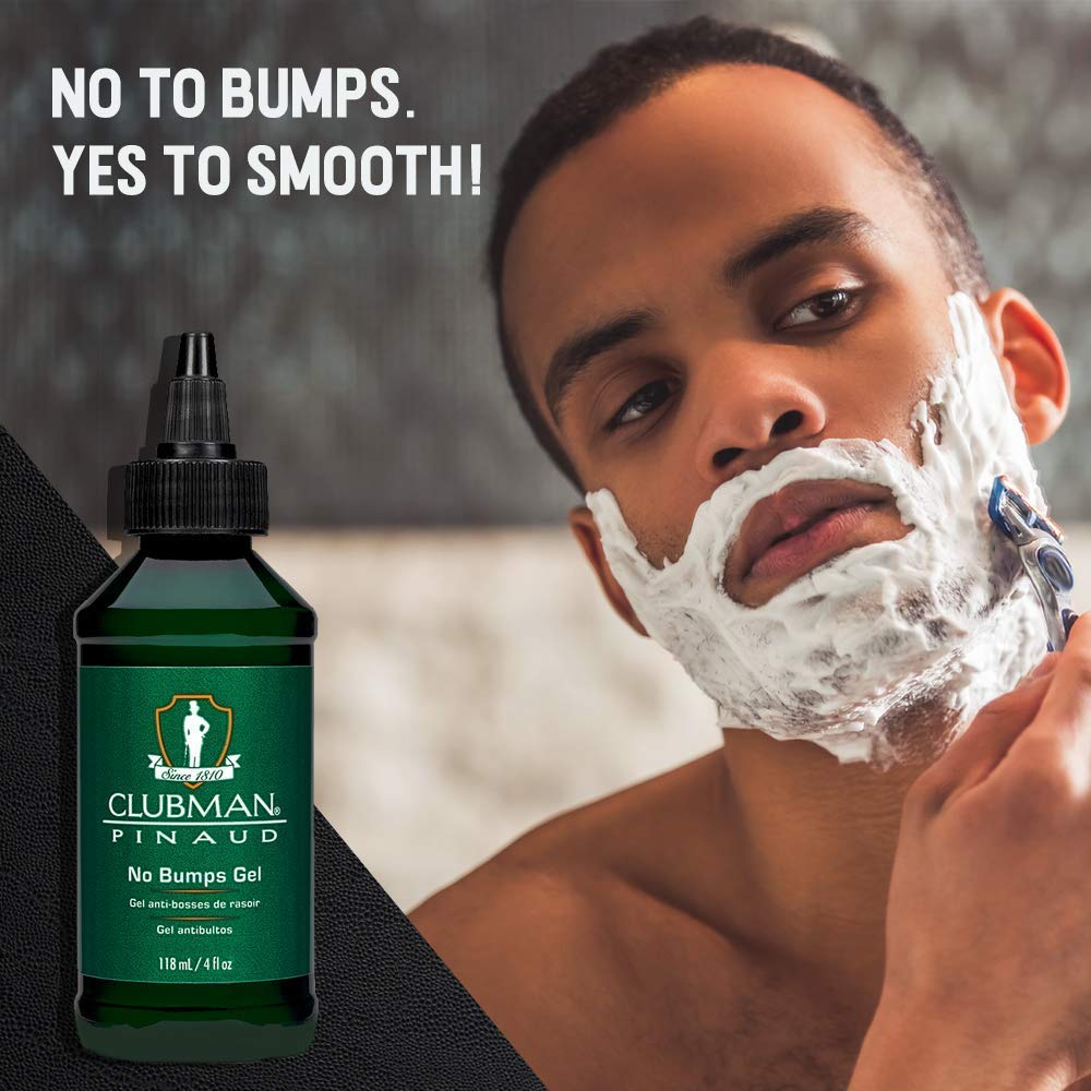 Clubman Pinaud Shave Gel No Bumps After Shave for Men Sensitive Skin 4 oz 2 Pack