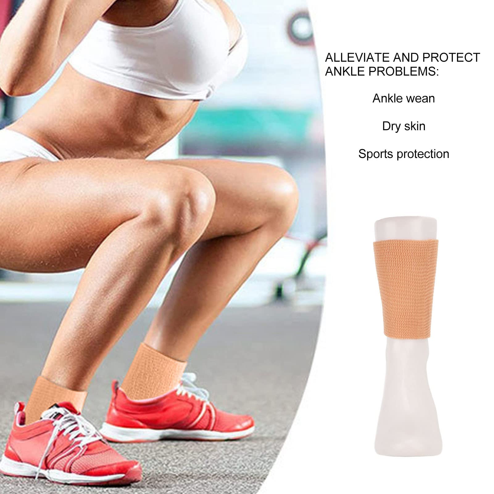 Ankle Brace,Compression Sleeve Injury Recovery Elastic Sports Protection, Compression Sleeve Ankle Support, Protective Sleeve, for Plantar Fasciitis, Achilles Tendon Support, for Men Women(?¡è??),