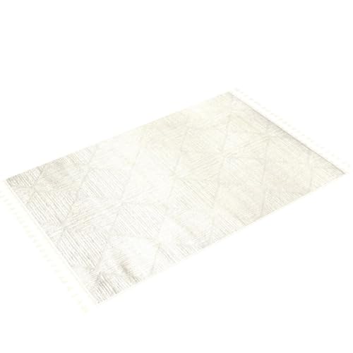 nuLOOM Kerry Geometric 3x5 Accent Rug for Living Room Bedroom Dining Room Entryway, Cream