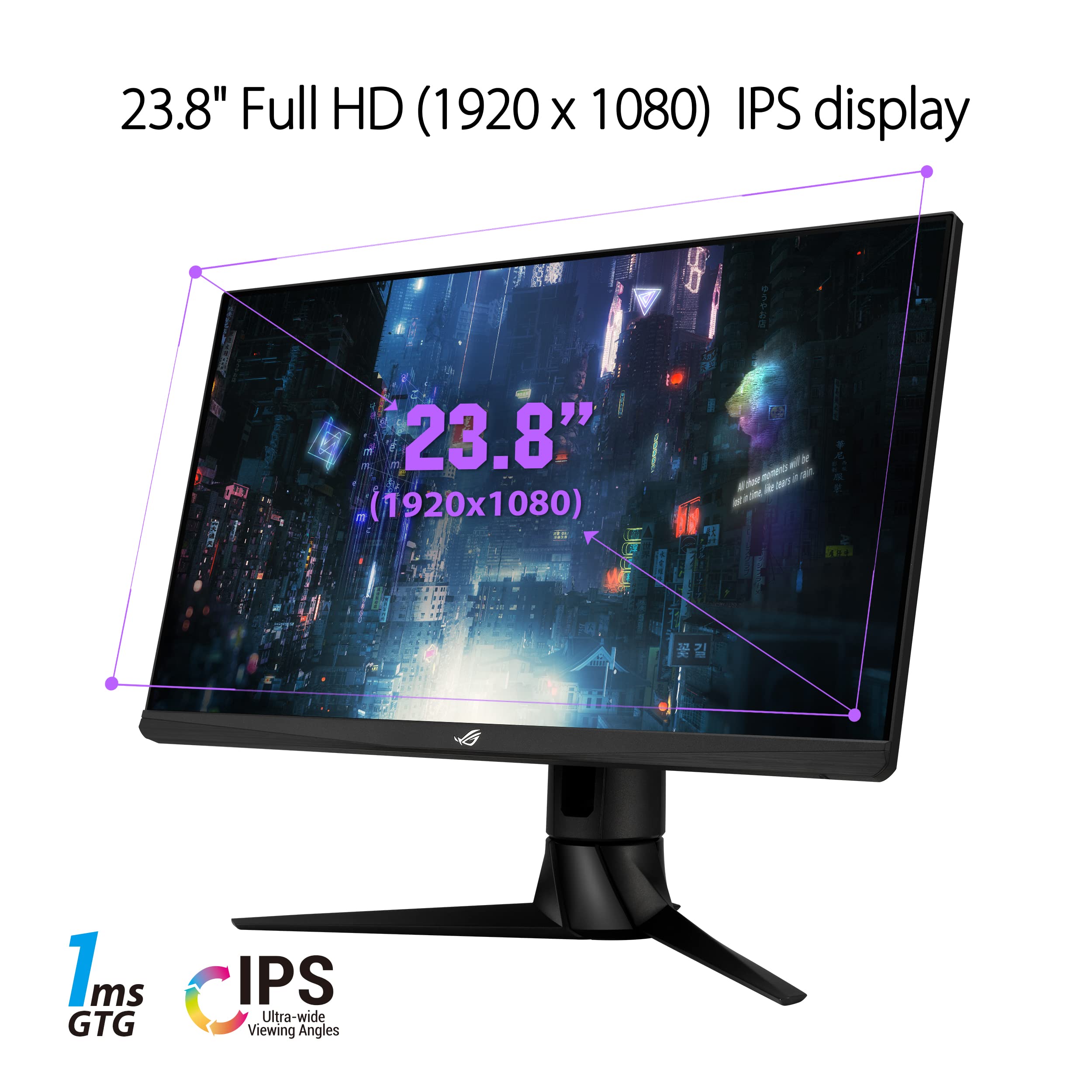 ASUS ROG Strix 23.8” 1080P HDR Gaming Monitor (XG249CM)(Renewed)