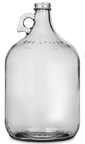 FastRack Glass Wine Fermenter Includes Airlock, 1 gallon Capacity, clear (B00BEYREIW), 1 Count (Pack of 1)