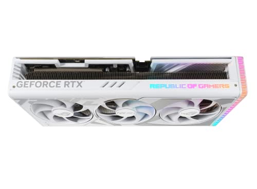ASUS ROG Strix GeForce RTX ™ 4090 White Edition Gaming Graphics Card (PCIe 4.0, 24GB GDDR6X, HDMI 2.1a, DisplayPort 1.4a)