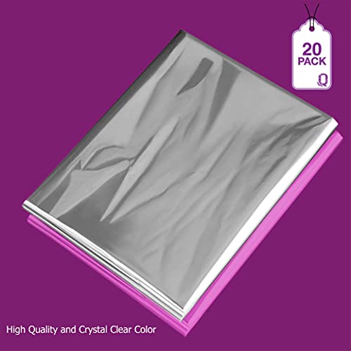 Purple Q Crafts Clear Basket Bags 12" x 18" Cellophane Gift Bags for Small Baskets and Gifts 1.2 Mil Thick… (20 bags)…